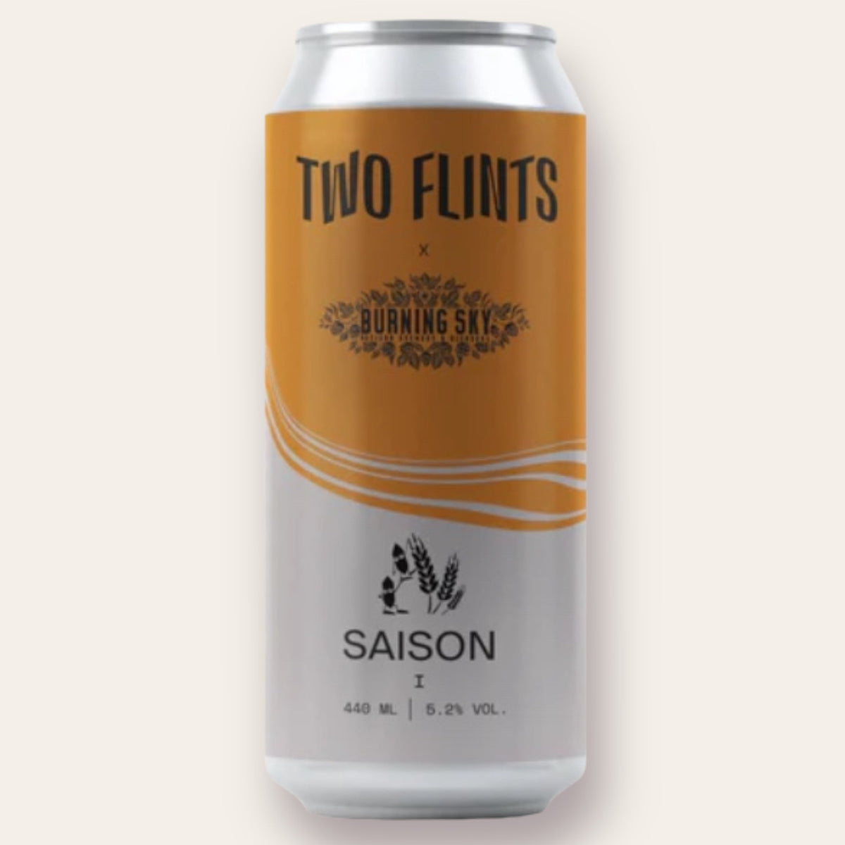 Buy Two Flints - Saison I (collab Burning Sky) | Free Delivery - Grunting Growler | Craft Beer ...